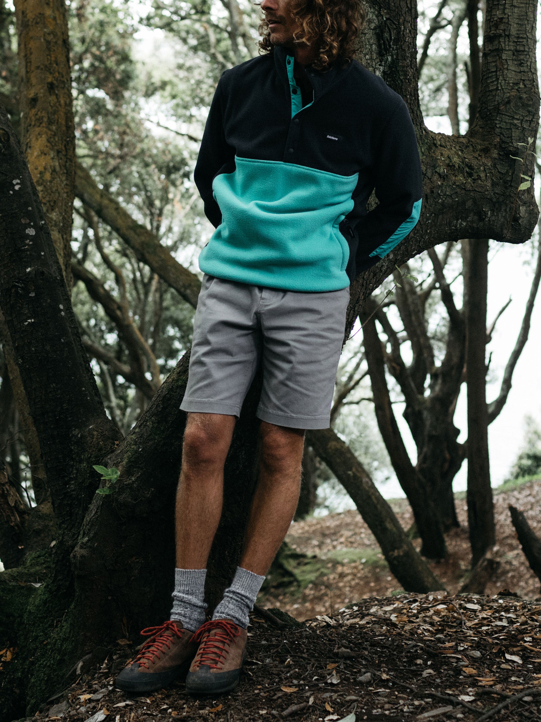 Kelson Navy Blue Marl Wool British Socks | Finisterre
