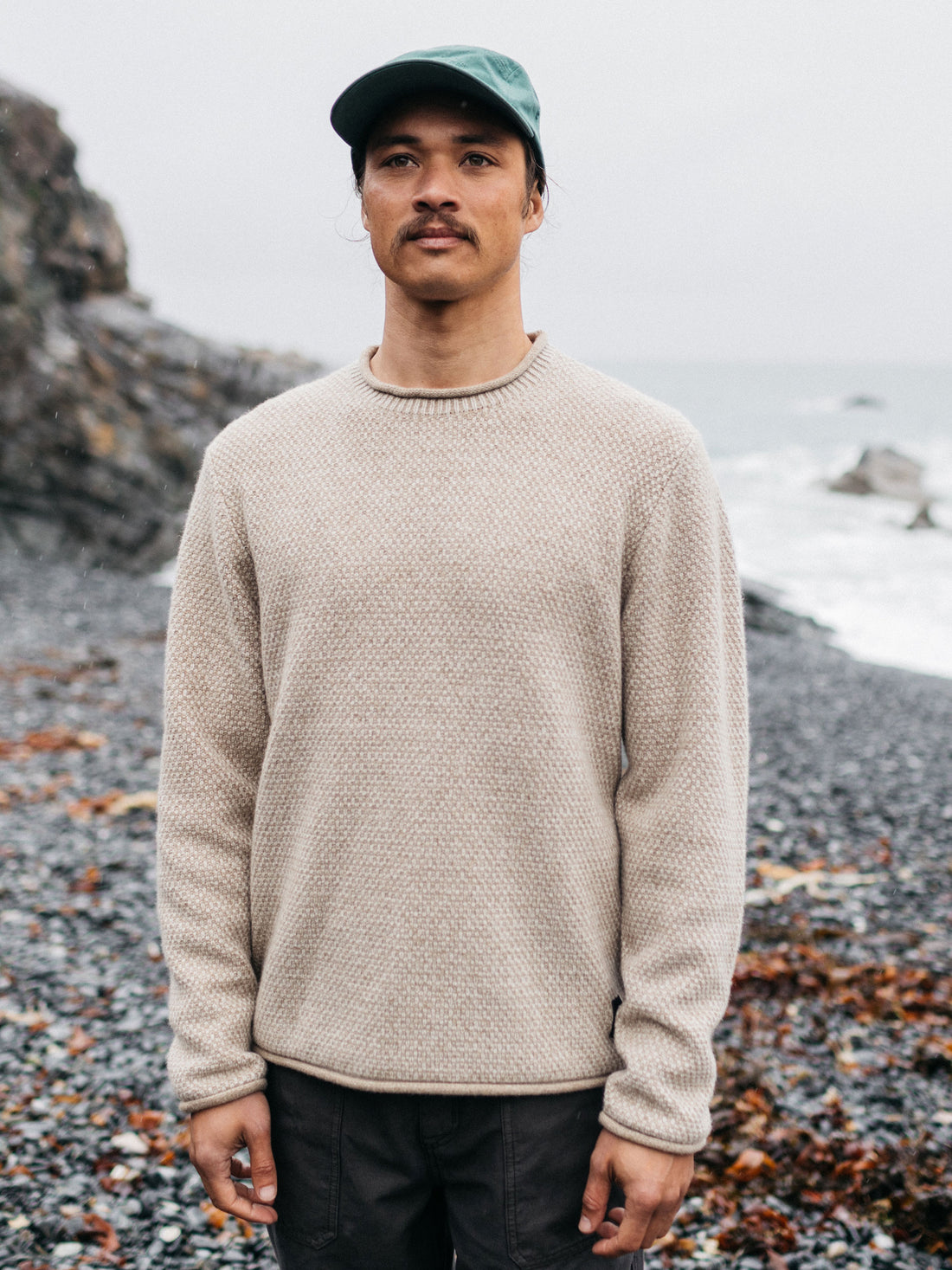 Men's Barents Jumper in Raven | Finisterre