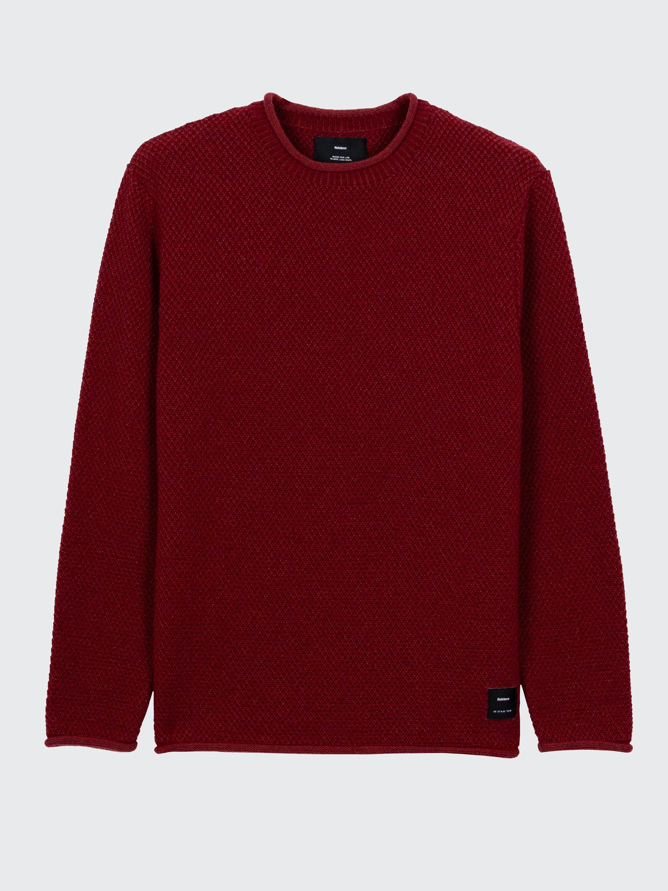 Men's Barents Jumper in Berry Red | Finisterre