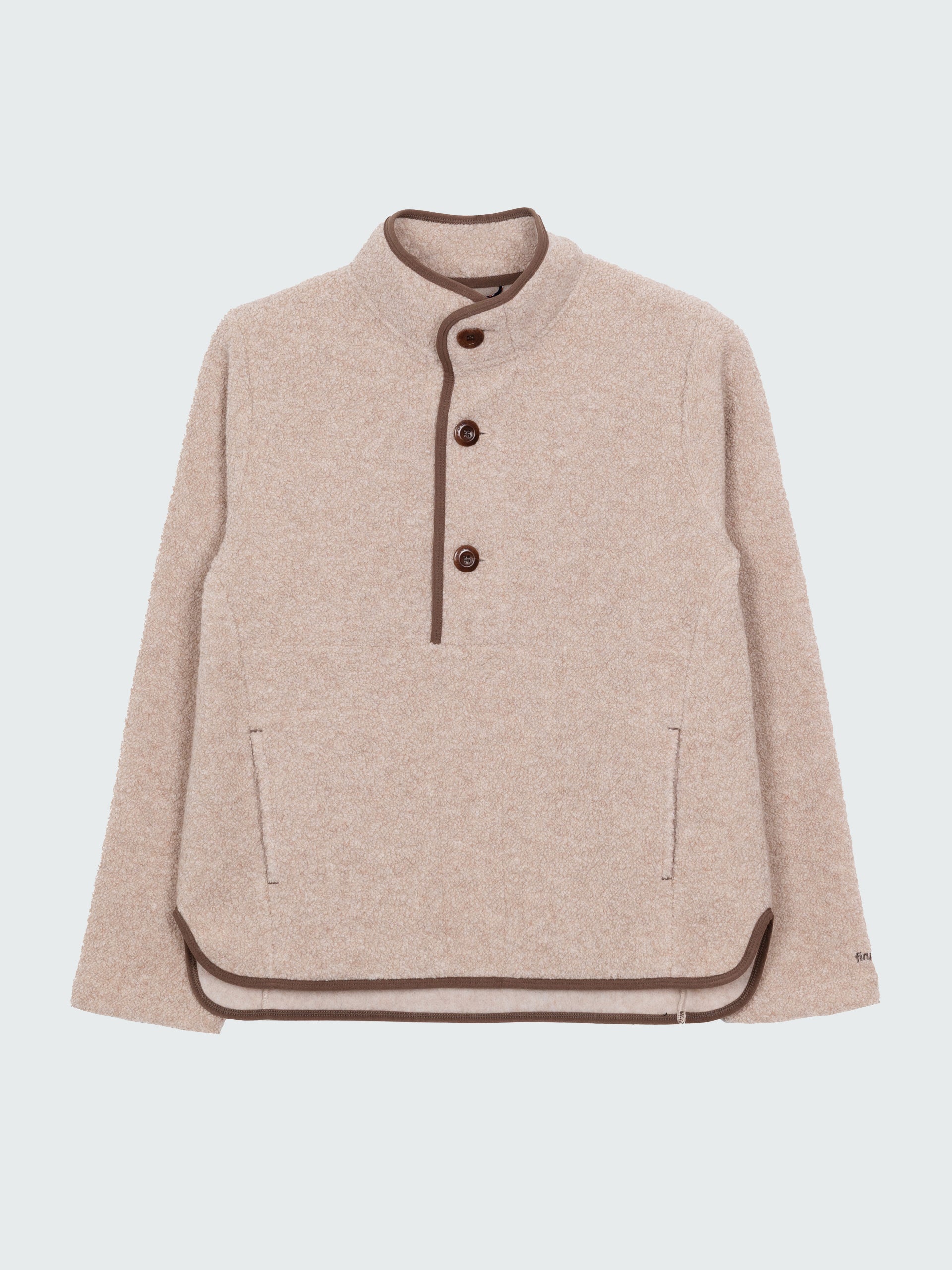 Women's Recycled Fleece Jumper in Calico - Elowen | Finisterre