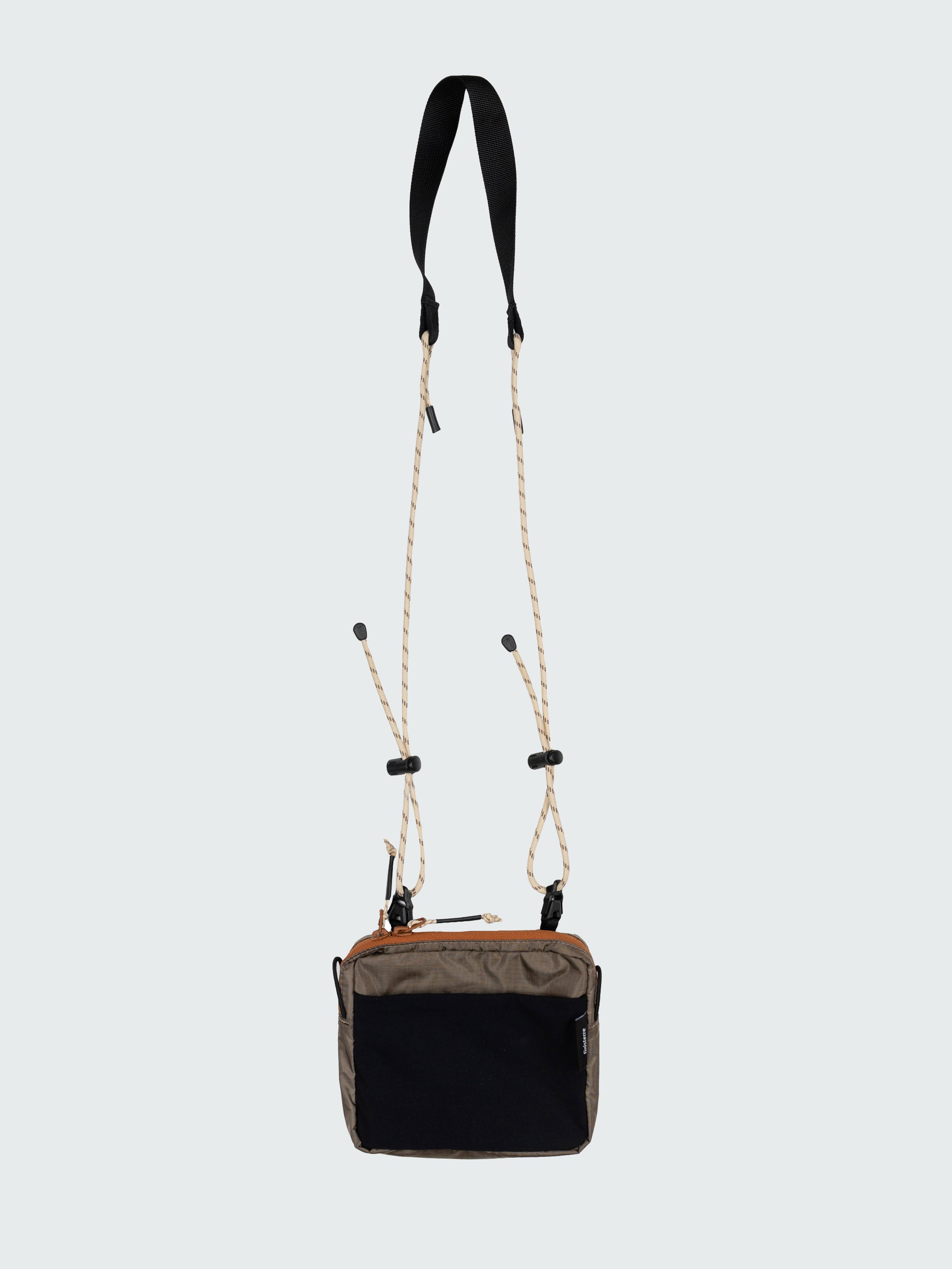 Recycled Crossbody Bag in Brown - Mako | Finisterre
