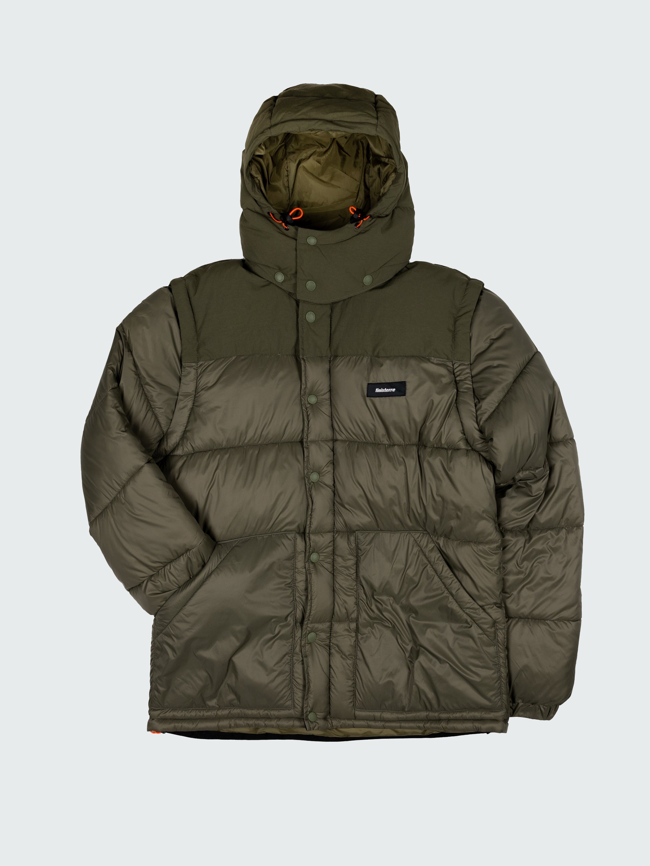Men's Modular Jacket in Olive - Stratos | Finisterre