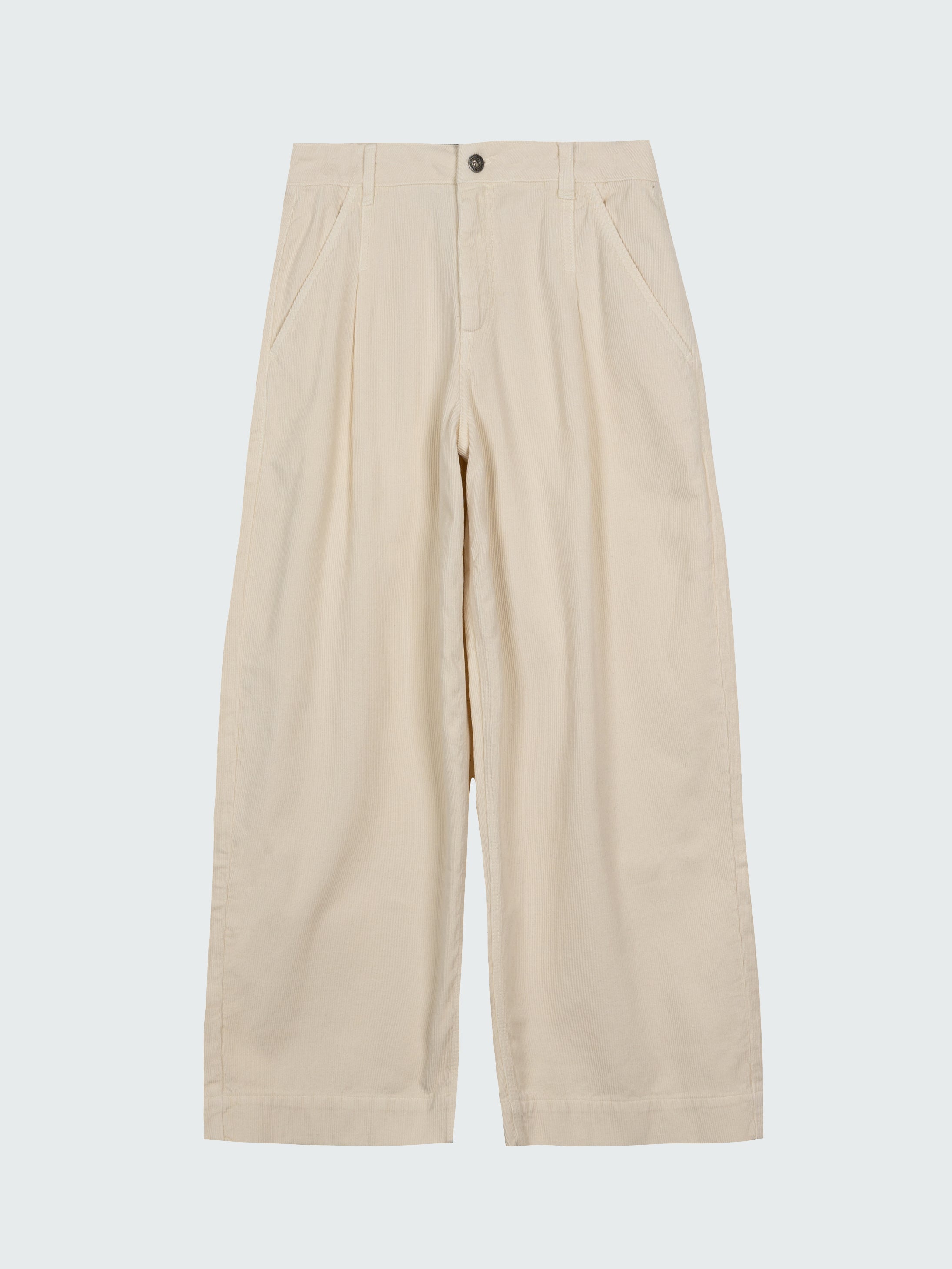 Women's Studio Ecru Organic Cotton Cord Pant | Finisterre